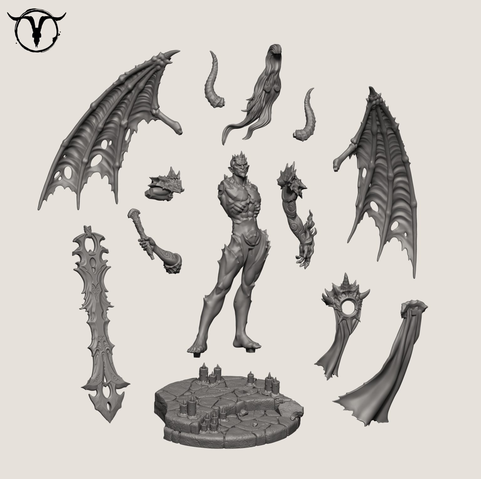 Belial, "Prince of Hell". - Akelarre Models