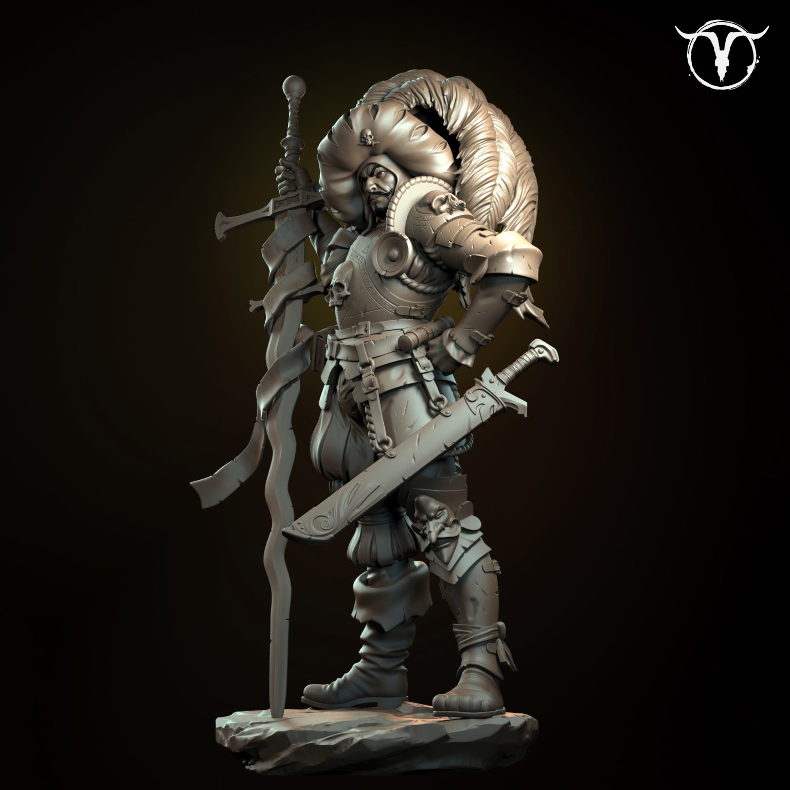 "Corwin," The mercenary Lansquenet. - Akelarre Models