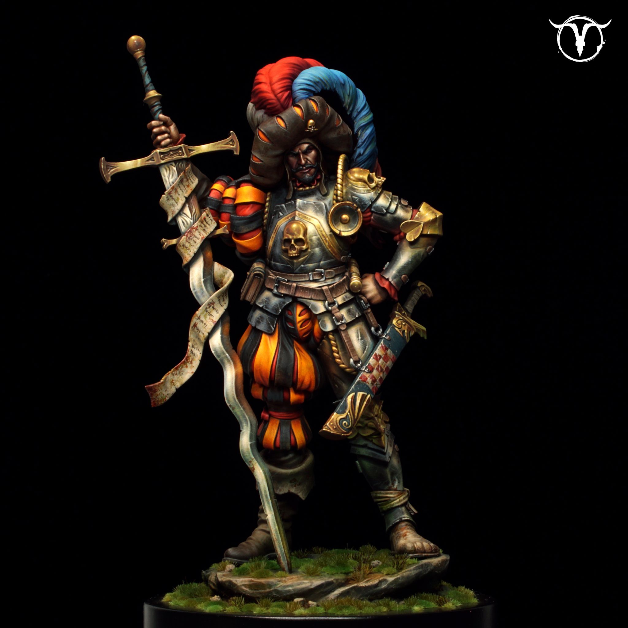 "Corwin," The mercenary Lansquenet. - Akelarre Models
